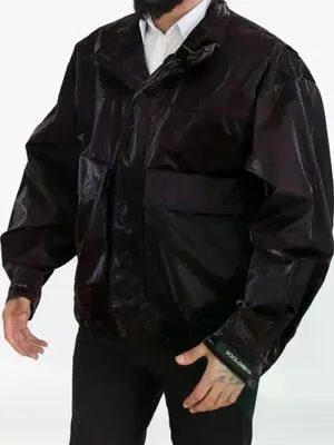 Dolce & Gabbana High-shine Flap-pocket Jacket