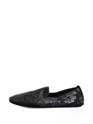 Dolce & Gabbana Floral-jacquard Loafers