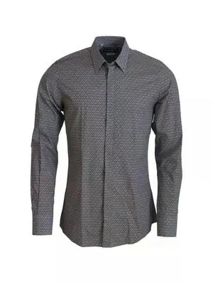 Dolce & Gabbana Geometric-pattern Shirt - Grey