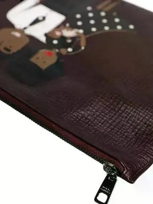 Dolce & Gabbana Dgfamily Leather Clutch Bag