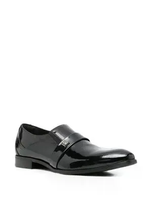 CARLO PIGNATELLI Patent-finish Slip-on Shoes