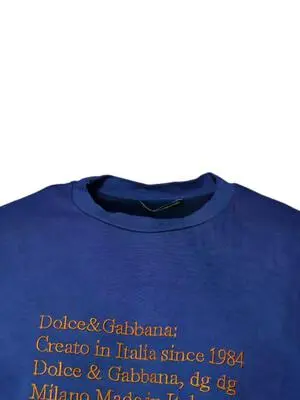 Dolce & Gabbana Embroidered-motif Cotton T-shirt