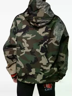 Dolce & Gabbana Camouflage-patchwork Hoodie