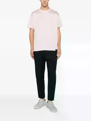 LOW BRAND Logo-embroidered T-shirt