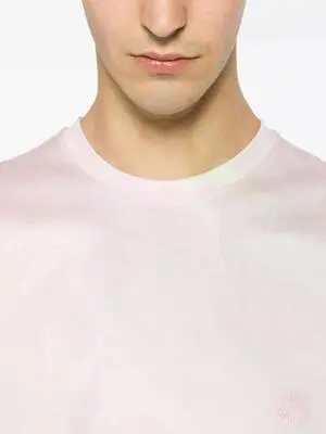 LOW BRAND Logo-embroidered T-shirt