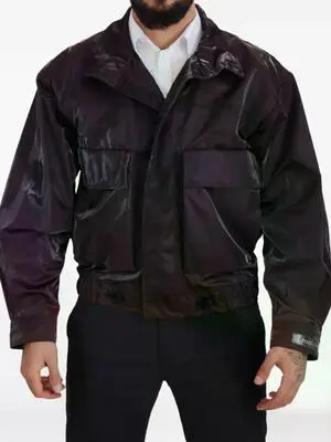 Dolce & Gabbana Lightweight Biker Jacket - Purple
