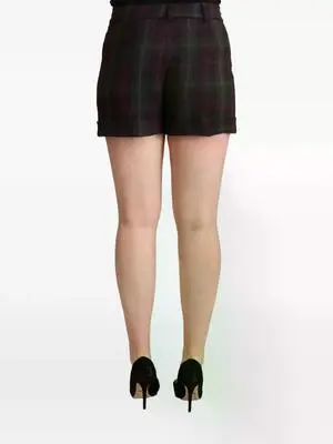 BENCIVENGA Plaid Rolled-cuff Shorts