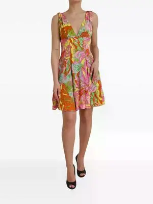 Dolce & Gabbana Floral-print Mini Dress - Pink