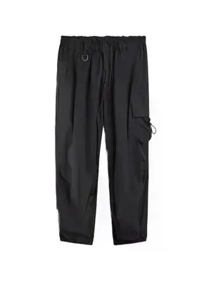 Y3 Side Stripe Wide-leg Track Pants - Black