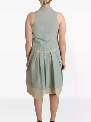 'COMEFORBREAKFAST' Comeforbreakfast Sleeveless Pleated A-line Mini Dress