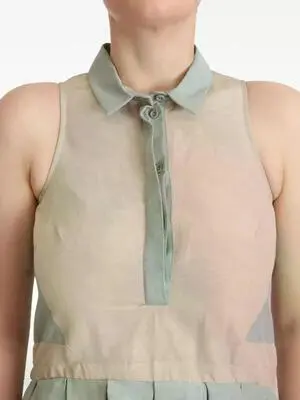 'COMEFORBREAKFAST' Comeforbreakfast Sleeveless Pleated A-line Mini Dress
