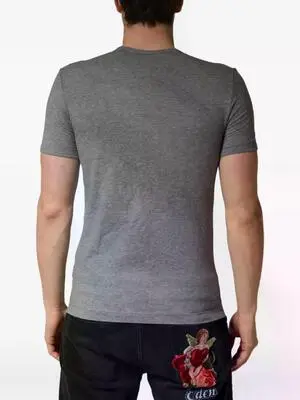 Dolce & Gabbana Logo-embroidered Crew-neck T-shirt