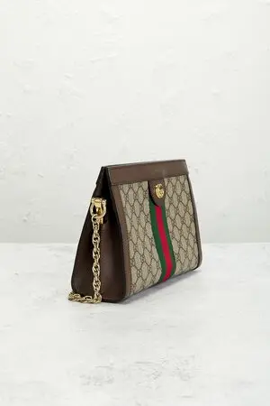 Gucci Ophidia Shoulder Bag - Brown
