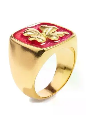 GOOSSENS Mini Trèfle Signet Ring - Gold