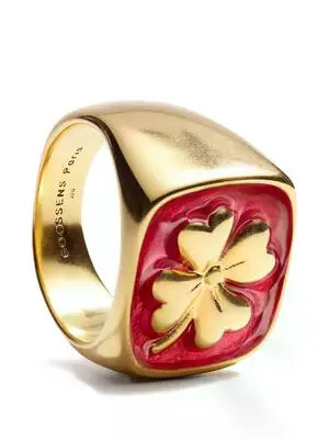 GOOSSENS Mini Trèfle Signet Ring