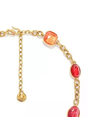 GOOSSENS Cabochon-embellished Chain Necklace