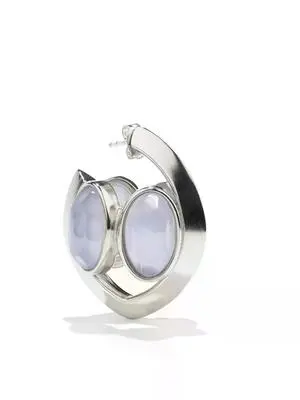 GOOSSENS Bosphore Hoop Earrings - Silver