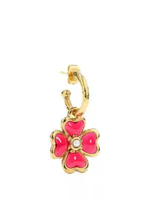 GOOSSENS Talisman Trèfle Mono Hoop Earring - Gold