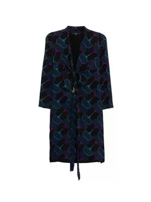 Gucci Horsebit-print Tie-waist Dress