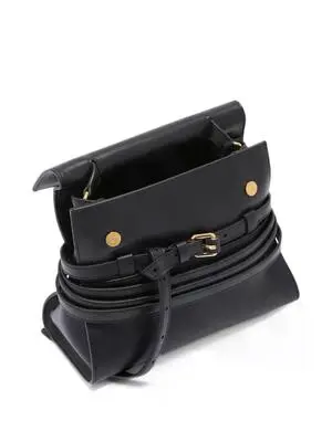 Moschino Sheepskin Shoulder Bag - Black