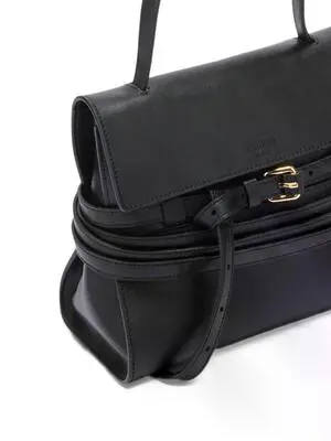 Moschino Sheepskin Shoulder Bag - Black