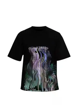 Dolce & Gabbana Logo-print Crew-neck T-shirt - Black
