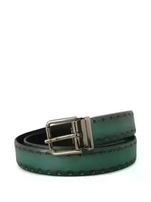 Dolce & Gabbana Giotto Studded Leather Belt