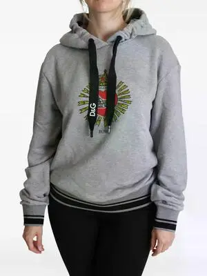 Dolce & Gabbana Sacred Heart Hoodie - Grey