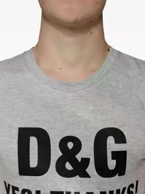 Dolce & Gabbana Logo-print Crew-neck T-shirt