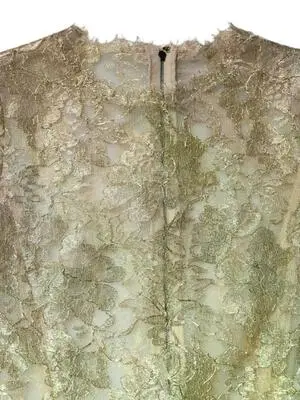 Dolce & Gabbana Floral-lace A-line Midi Dress