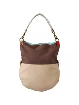 EBARRITO Snakeskin-print Leather Tote Bag - Neutrals