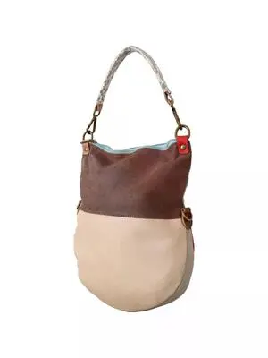 EBARRITO Snakeskin-print Leather Tote Bag