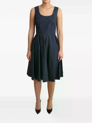 Dolce & Gabbana Polka-dot-pattern Midi Dress - Blue