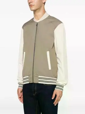 YES LONDON Colour-block Bomber Jacket