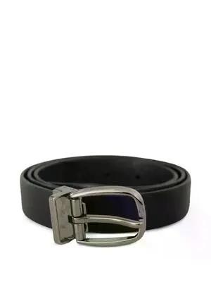 Dolce & Gabbana Leather Buckle Belt - Black