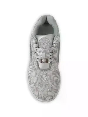 PLEIN SPORT Floral-embroidered Sneakers