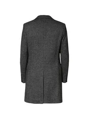 Dolce & Gabbana Herringbone Single-breasted Coat