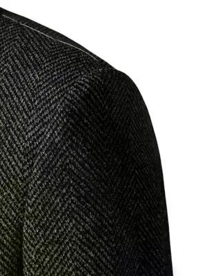 Dolce & Gabbana Herringbone Single-breasted Coat