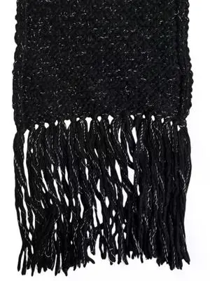 Dolce & Gabbana Fringe-trimmed Knitted Scarf