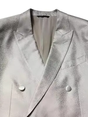 Dolce & Gabbana Double-breasted Jacquard Suit - Grey