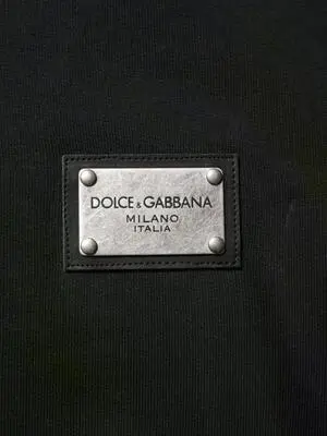 Dolce & Gabbana Logo-plaque Zip-up Hoodie