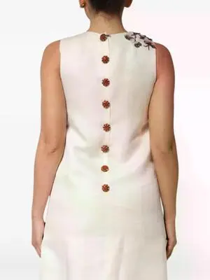 Dolce & Gabbana Graphic-print Crystal-embellished Mini Dress