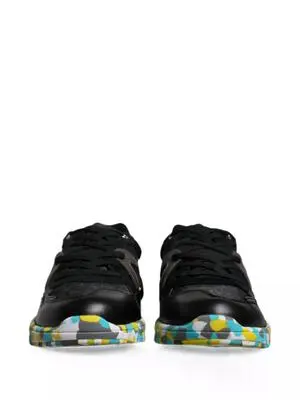 Dolce & Gabbana Portofino Panelled Lace-up Sneakers