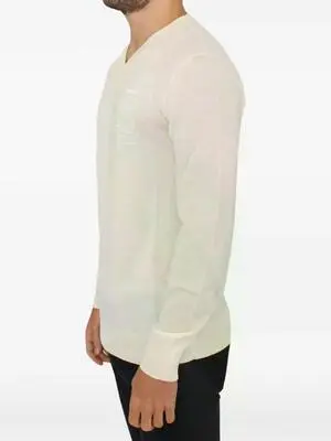 Ermanno Scervino Logo-embroidered V-neck Sweater