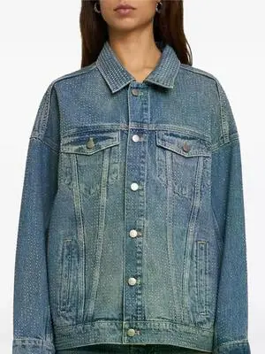 Marc Jacobs Rhinestone Embellished Denim Jacket