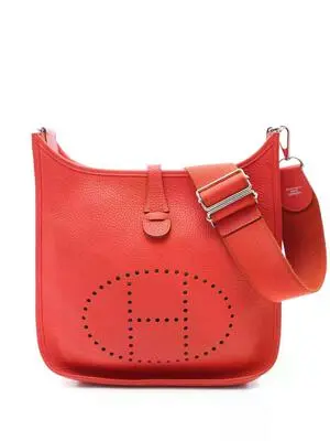 Hermès 2014 Clemence Evelyne Iii Pm Shoulder Bag - Red
