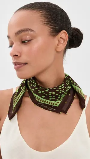 Chan Luu Beaded Floral Bandana