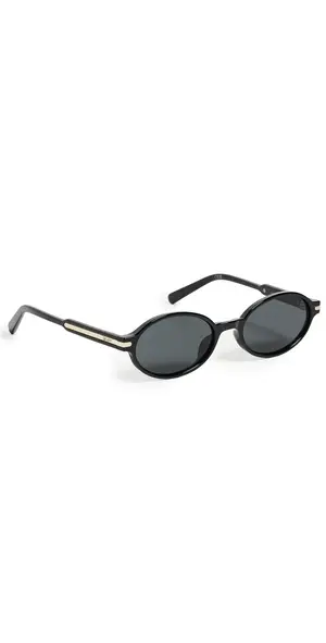Quay Nevermind Sunglasses - Black/smoke