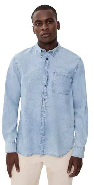Paul Smith Long Sleeve Casual Fit Shirt - Medium Blue