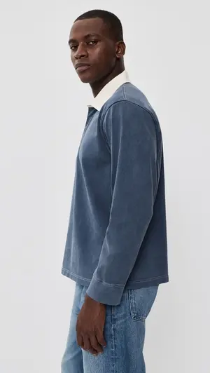 CORRIDOR Washed Rugby Shirt